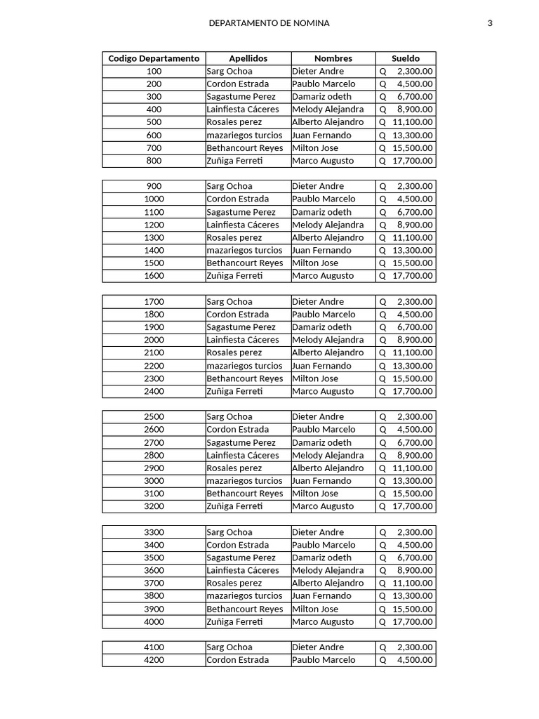 EJERCICIO 1 PAQUETE DE SOFTWARE 3 | PDF