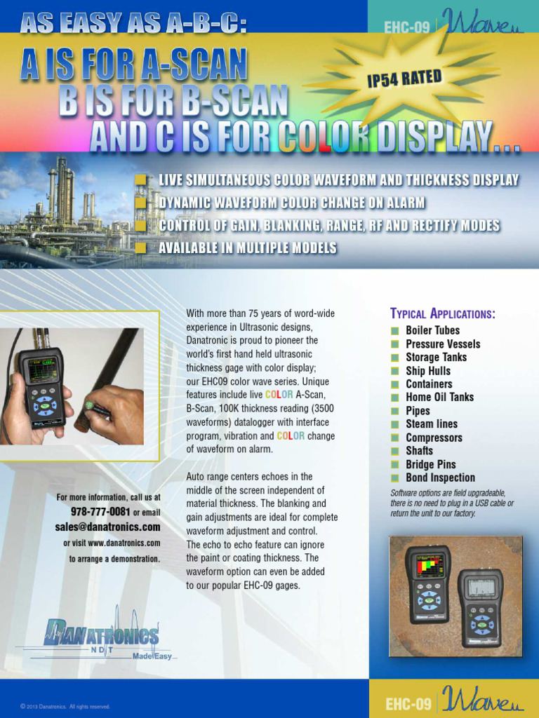 EHC-09 Ficha Tecnica | PDF