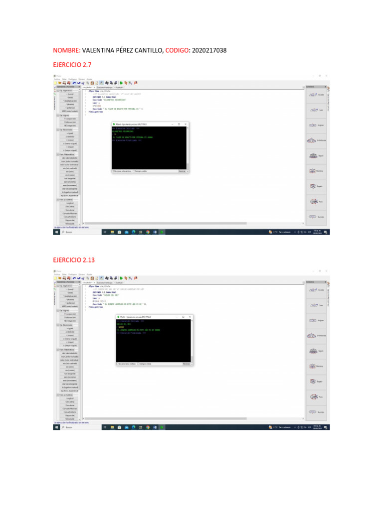 Taller 2 Algoritmos Pdf