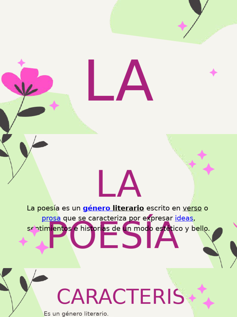 La Poesia | PDF