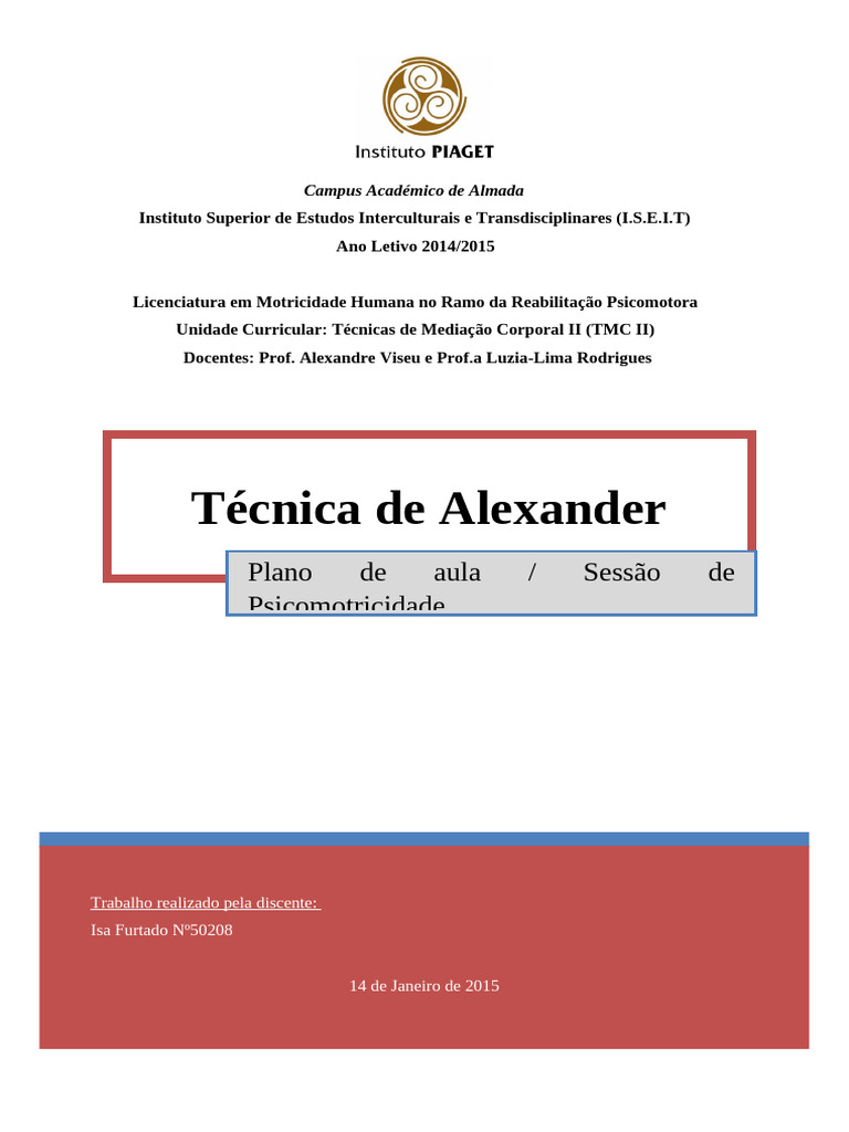 TMC II - Técnica de Alexander | PDF