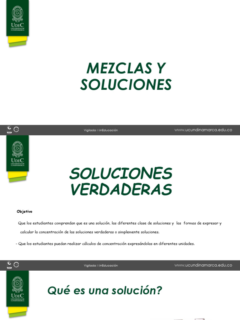 1. Mezclas y Soluciones | PDF