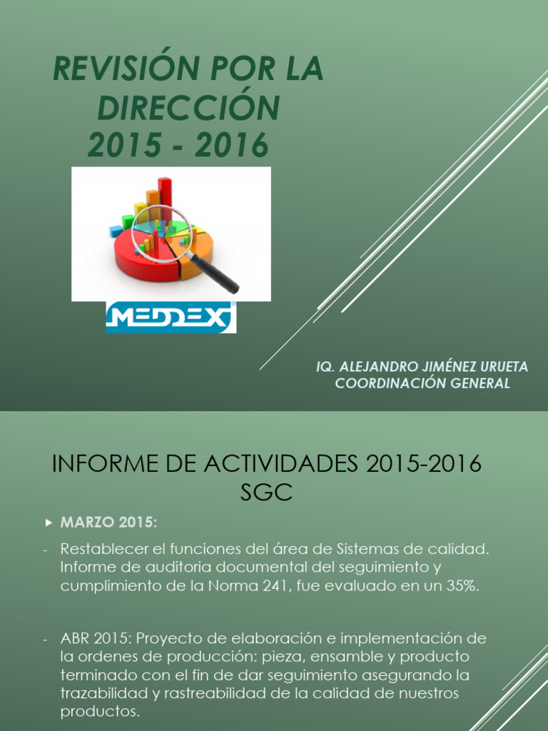 Revión Por La Dirección | PDF
