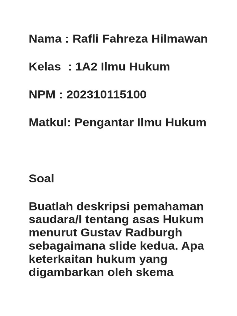 Tugas Individu PHI Rafli Fahreza Hilmawan | PDF