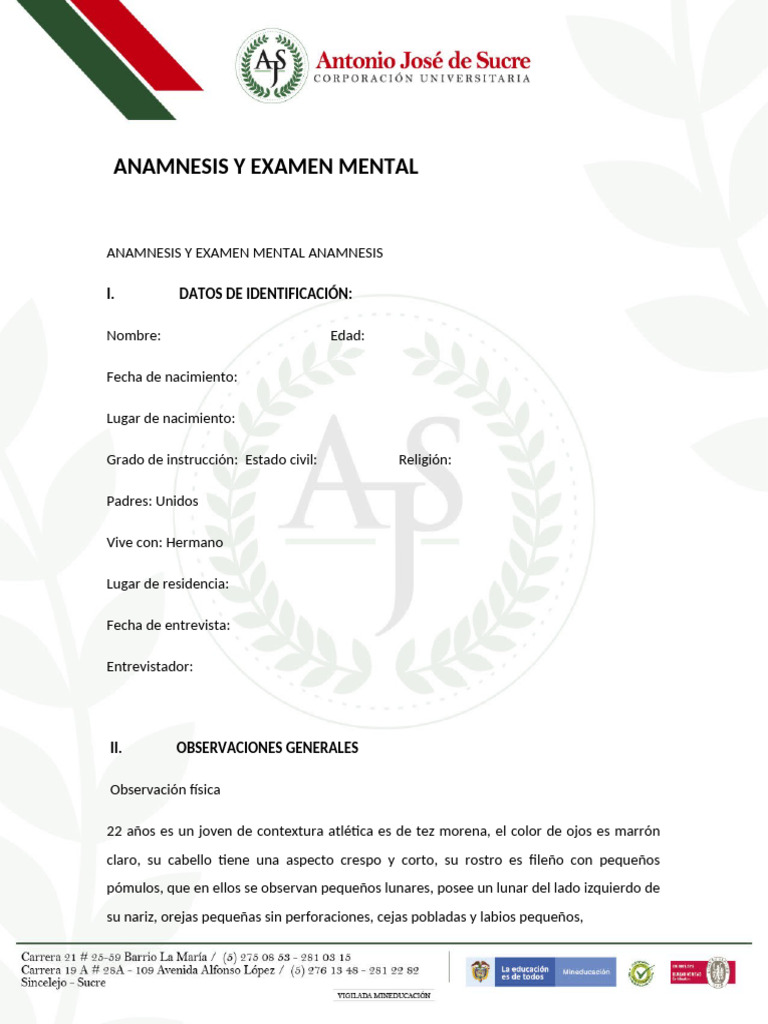 Anamnes Is | PDF