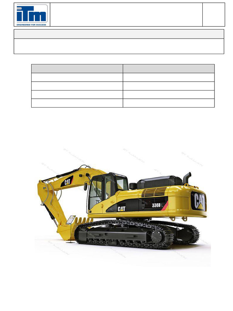 Cadenas CAT 336D | PDF