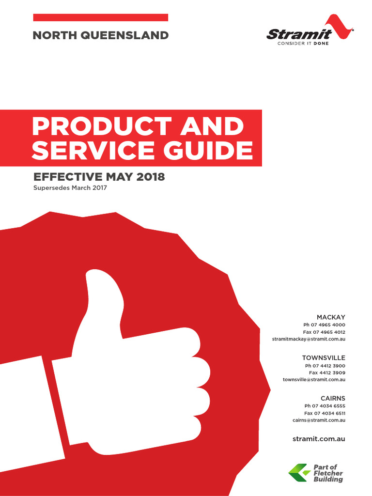 Stramit Product and Service Guide NTH QLD May 2018 | PDF