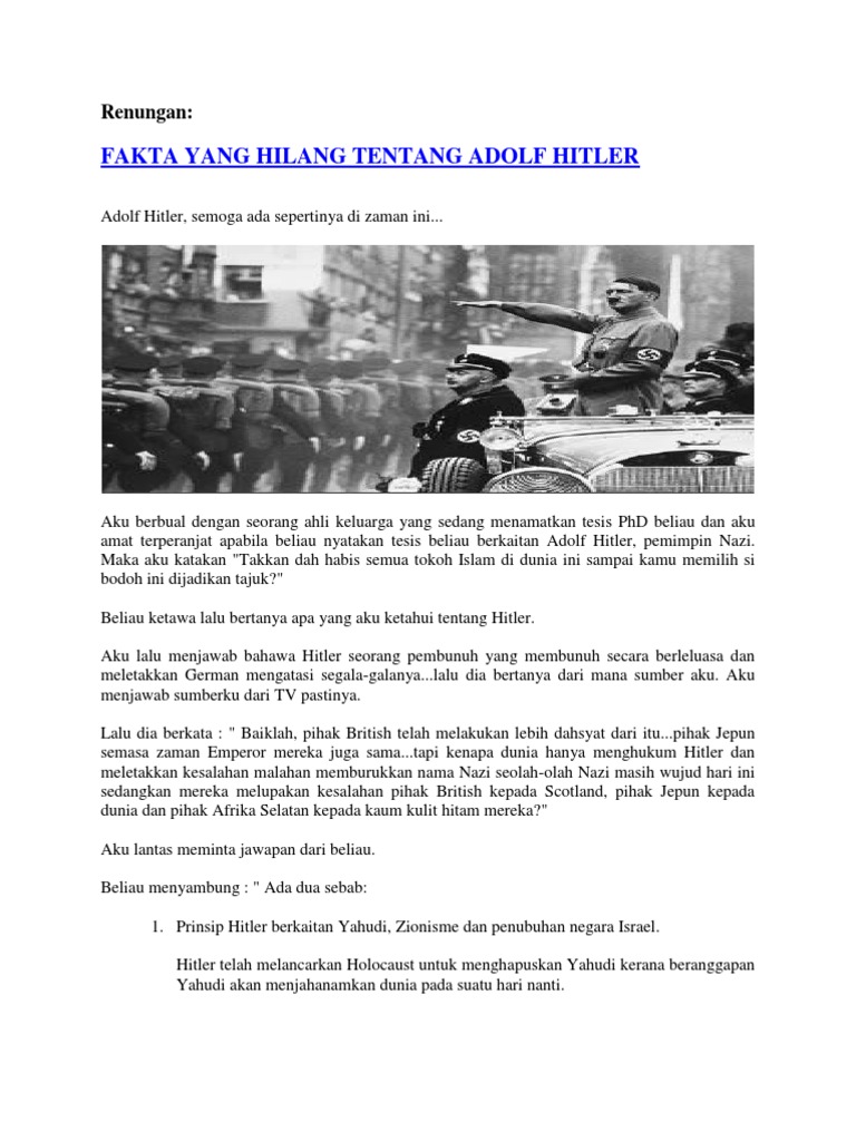 Adolf Hitler | PDF