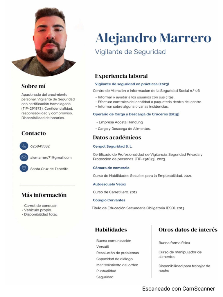 Currículum de Alejandro | PDF