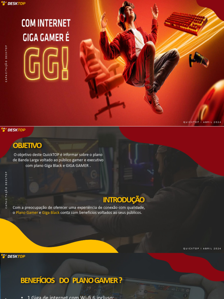 Plano Gamer e Giga Black | PDF