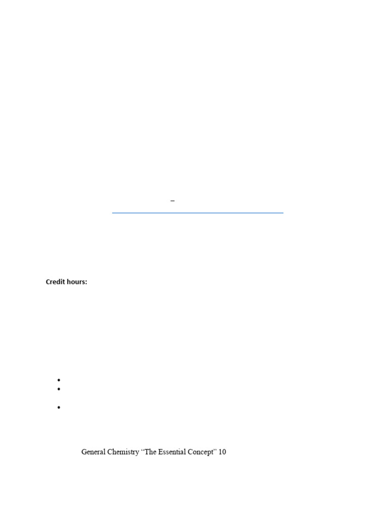 2021 First Semester Course Outline | PDF