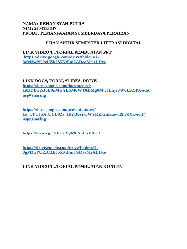 Rehan Syah Putra (2304135637) | PDF