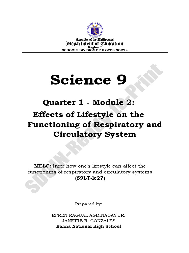 SCI-9-Q1-Week3-MELC02-Module2-Agdinaoay, Efren Jr. | PDF
