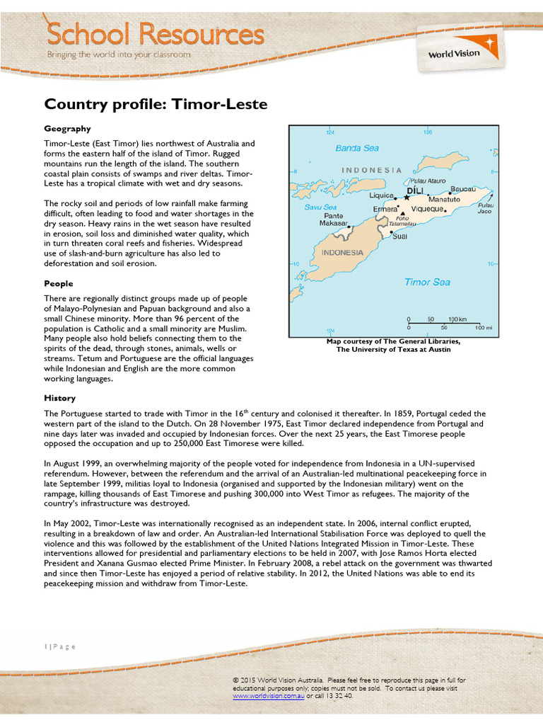 Timor Leste History | PDF