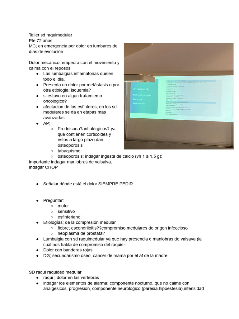 Taller SD Raquimedular | PDF