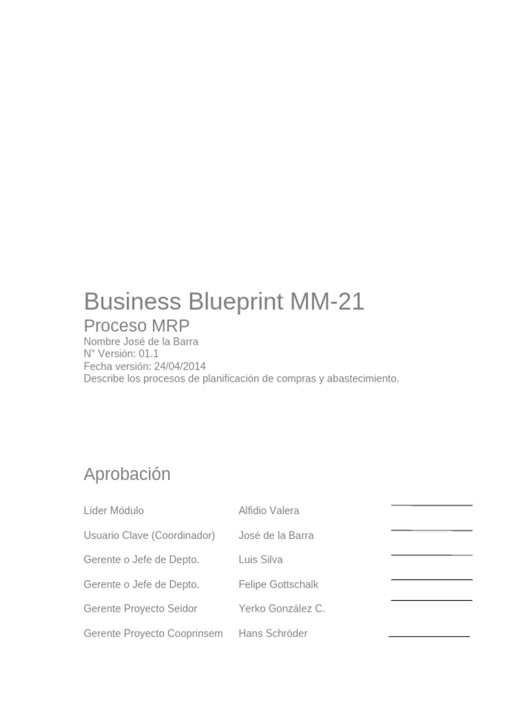 BBP-MM-21-Planifición de Necesidades (MRP) | PDF