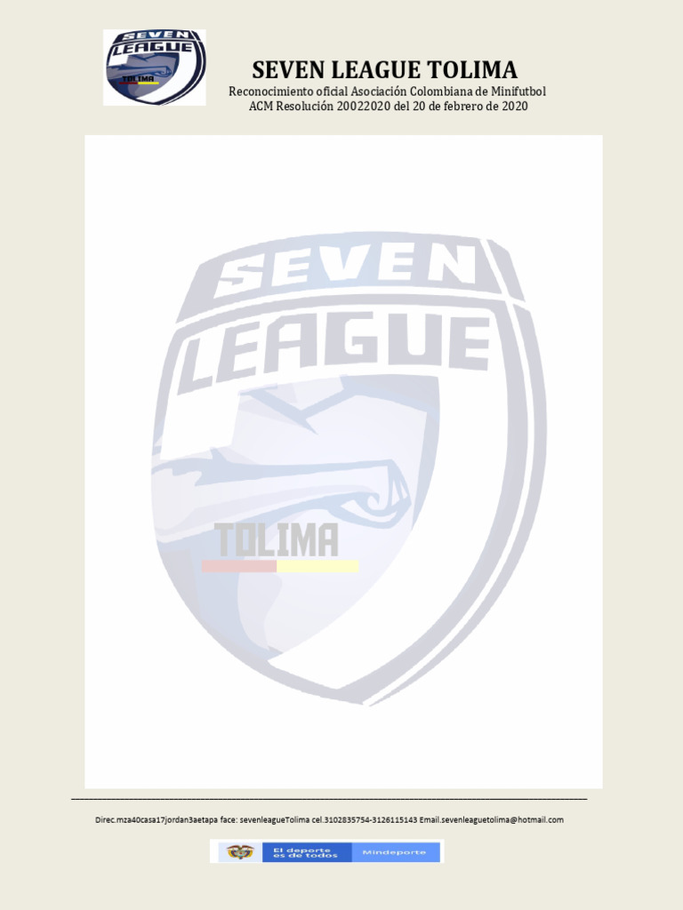 Reglamento 2024 F7 Oficial | PDF