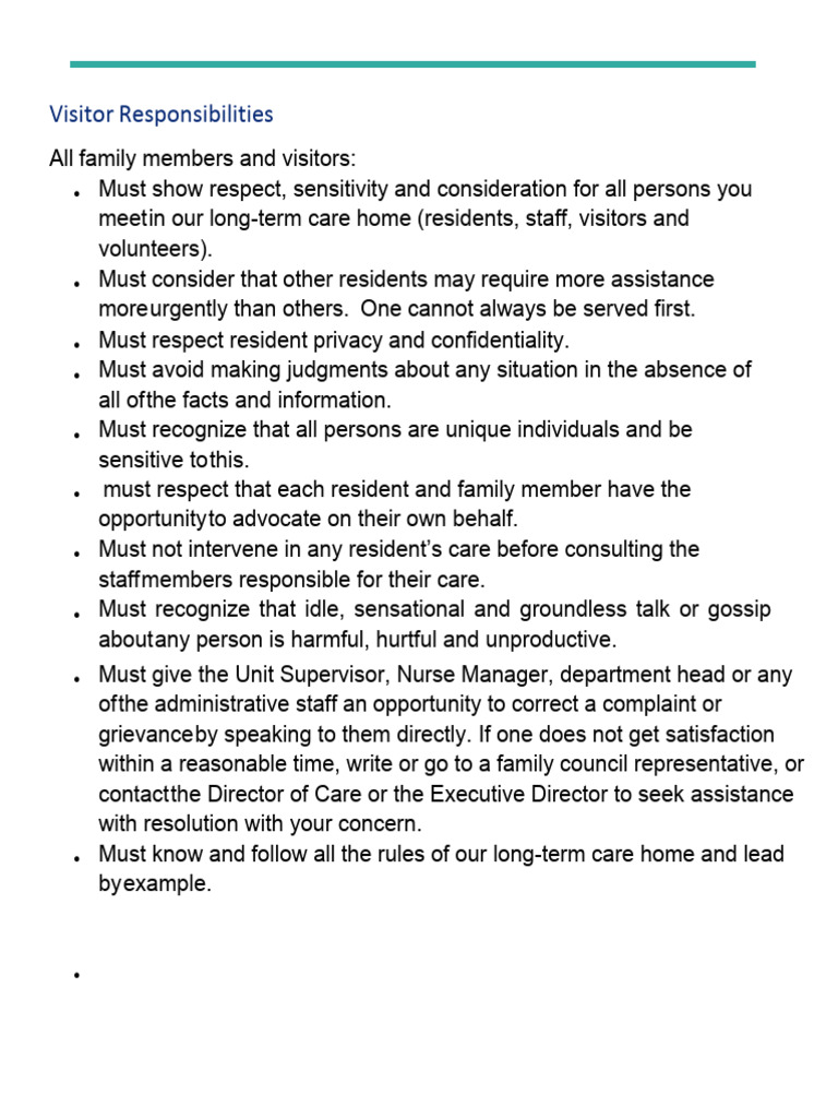 Visitor Code of Conduct | PDF