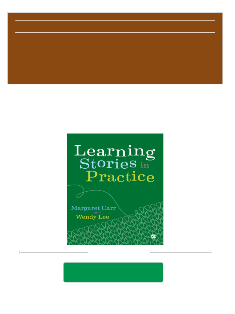 Buy Ebook Learning Stories in Practice Margaret Carr & Wendy Lee Cheap ...