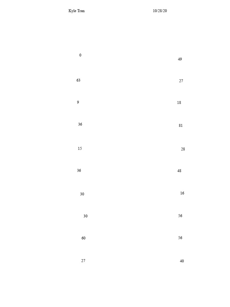 Kyle Tran - Kami Export - Multiplication - Tables - 2to10 | PDF