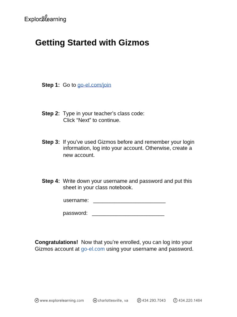 Gizmos Student Enrollment P1 | PDF