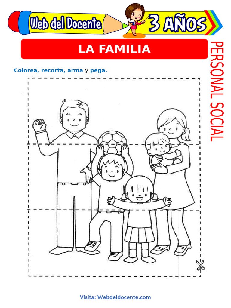 La Familia para Niños de 3 Años | PDF | Hogar, jardinería y bricolaje