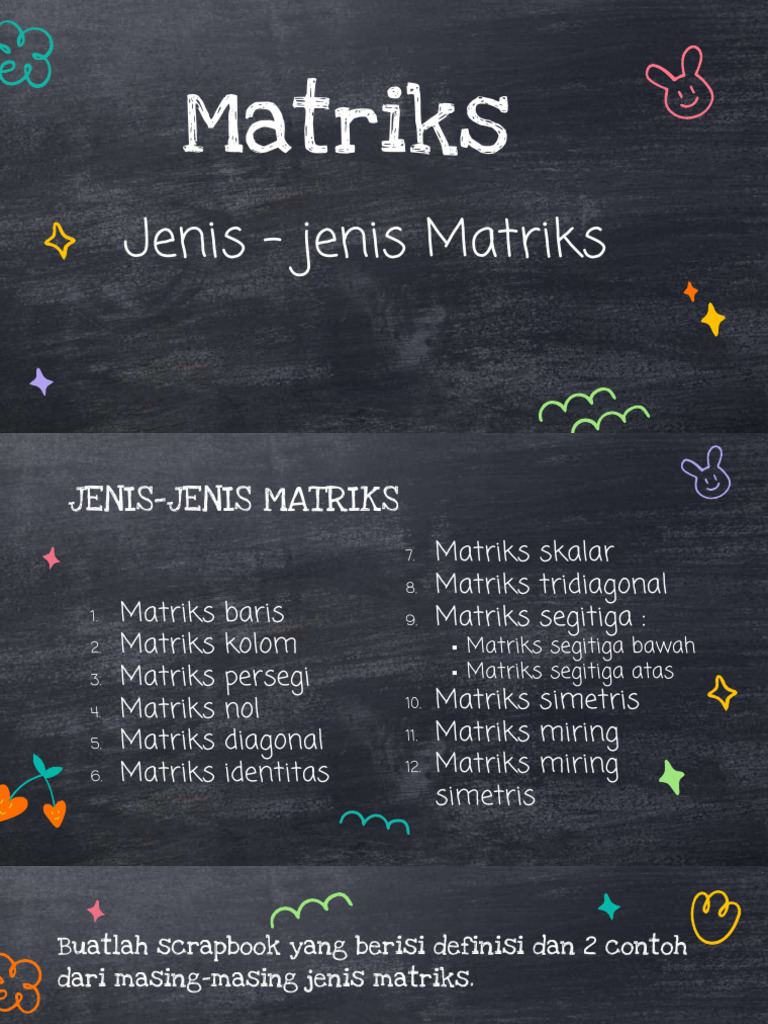 Jenis-Jenis Matriks | PDF