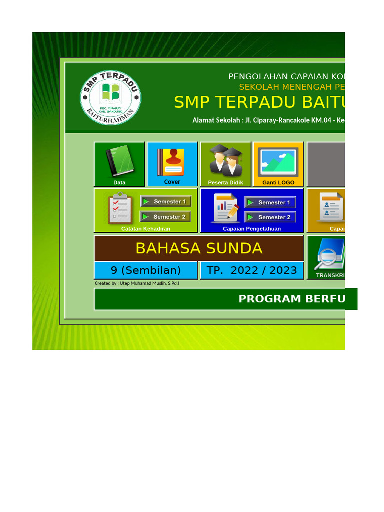 9 Psas Nilai B. Sunda Islahudin Wahid | PDF