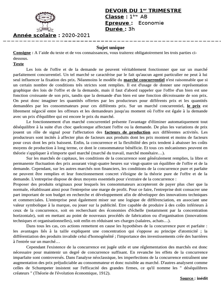 1B dev 2 fev 2021 | PDF