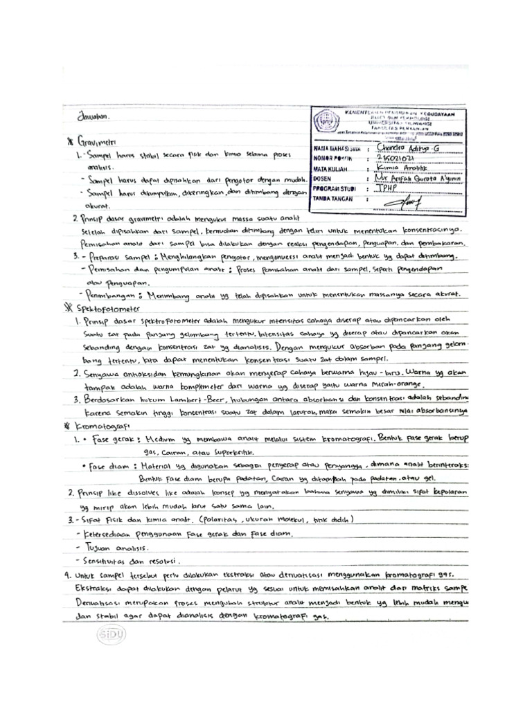 021 - Chandra Aditya Gustiana - TPHP | PDF