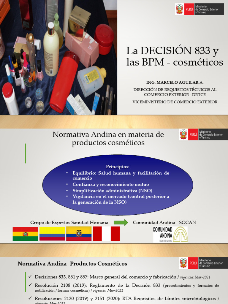 3 Disposiciones Generales de La Decision 833 en Materia BPM | PDF ...