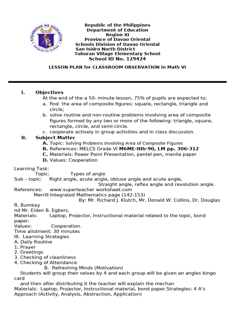 COT MATH 3rd Q | PDF