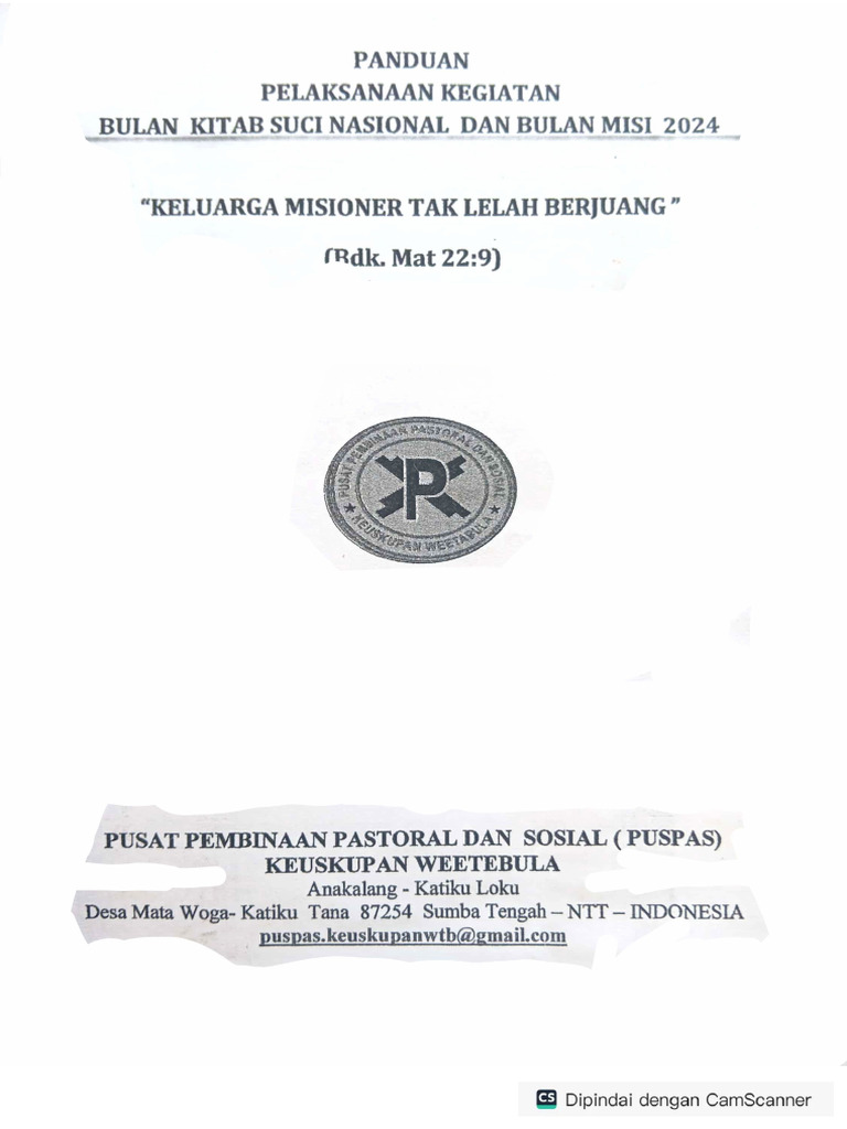 Panduan Lomba Bulan Misi Dan NLN KS | PDF