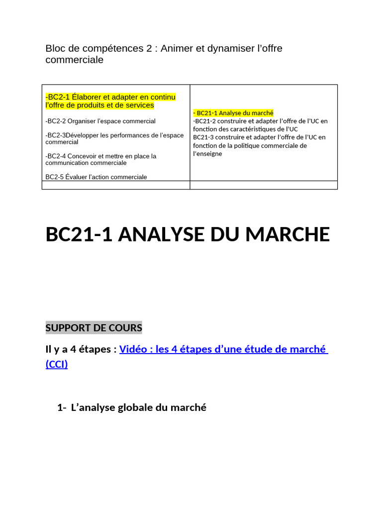 BC211-Etape1 Le Marche | PDF