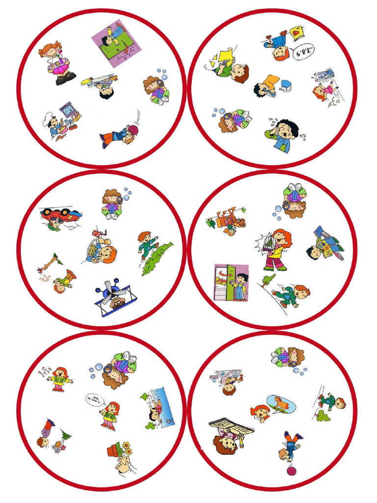 Dobble Game Action Verbs Boardgames Fun Activities Games Games - 106733 ...
