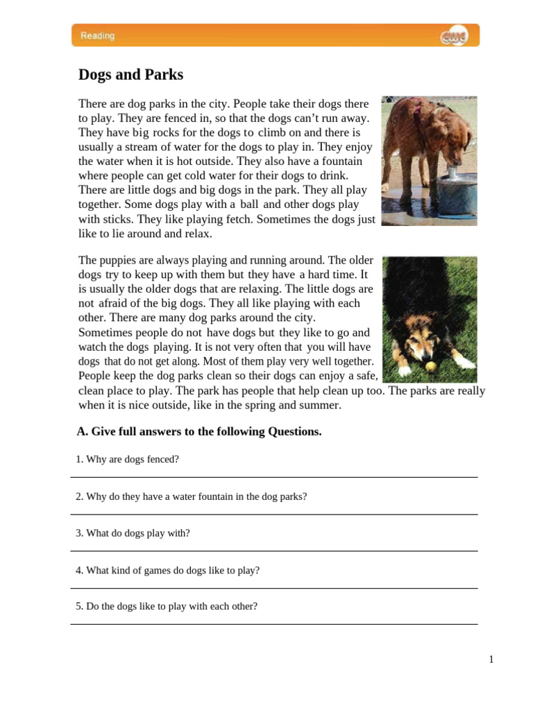 Reading Level 2 Lesson 1 | PDF