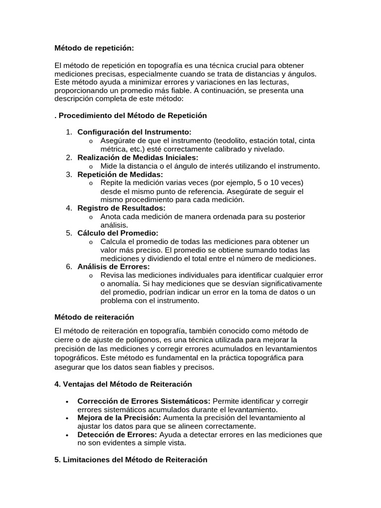 Método de Repetición | PDF