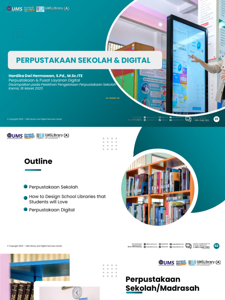 9 Perpustakaan Sekolah Dan Digital - Hardika DH | PDF