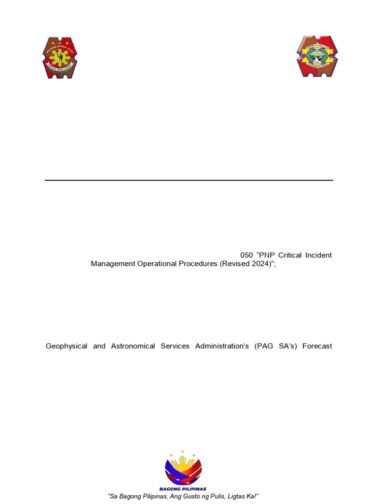 Memo Re Disaster Preparedness On LPA Aug 31 2024 | PDF