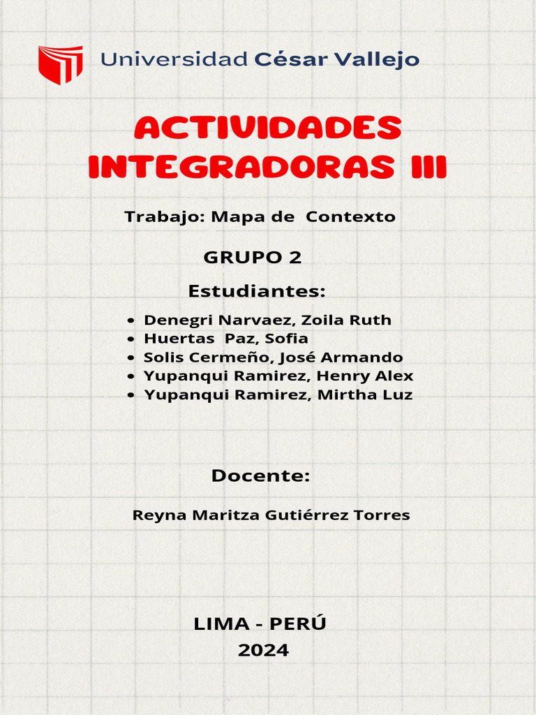 Mapa de Contexto | PDF