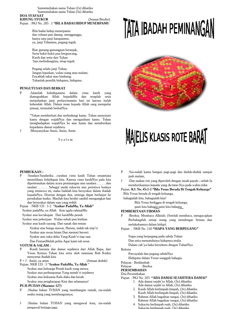 Liturgi Peminangan | PDF