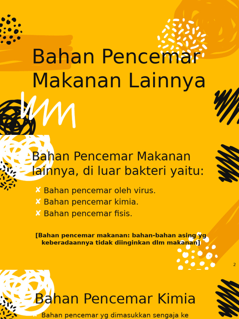 Bahan Pencemar Makanan Lainnya | PDF