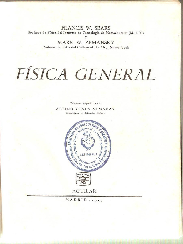 Fisica General F W Sears M W Zemansky 1957 Compress | PDF