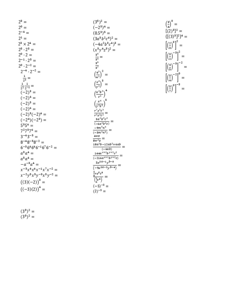 Ejercicios EXP | PDF