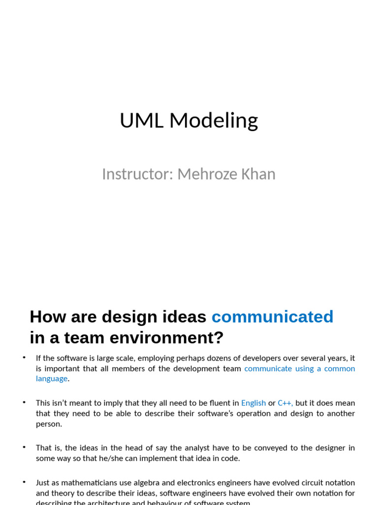 4-UML Modeling-Use Case Diagram | PDF