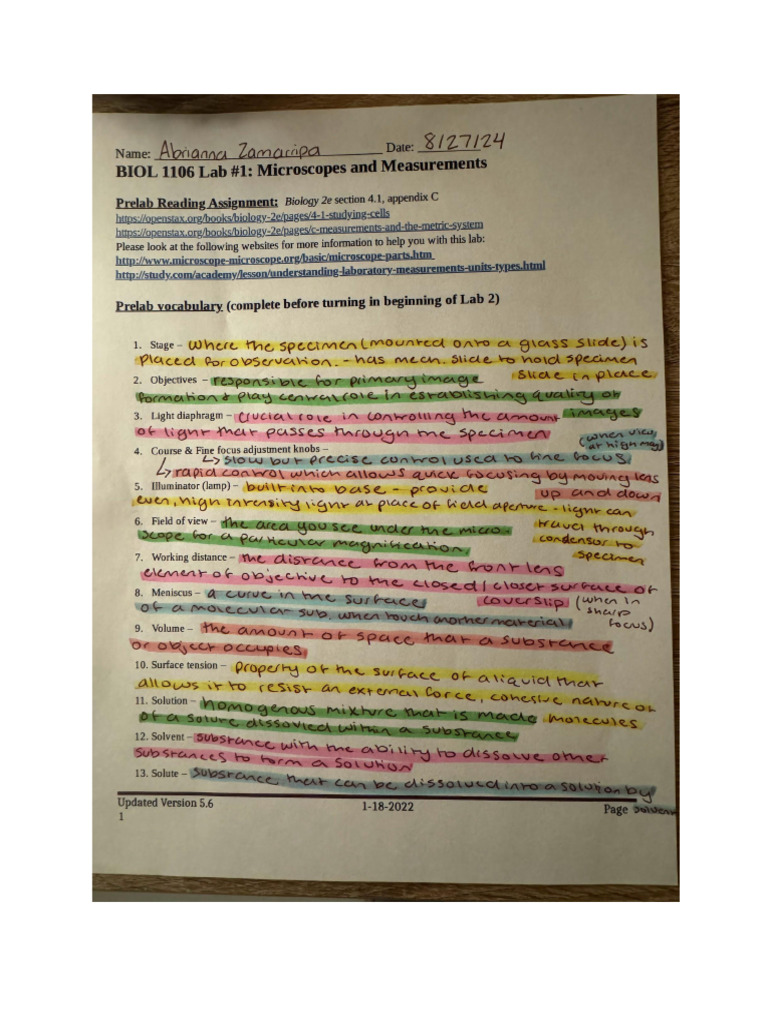 Lab Document Photos | PDF