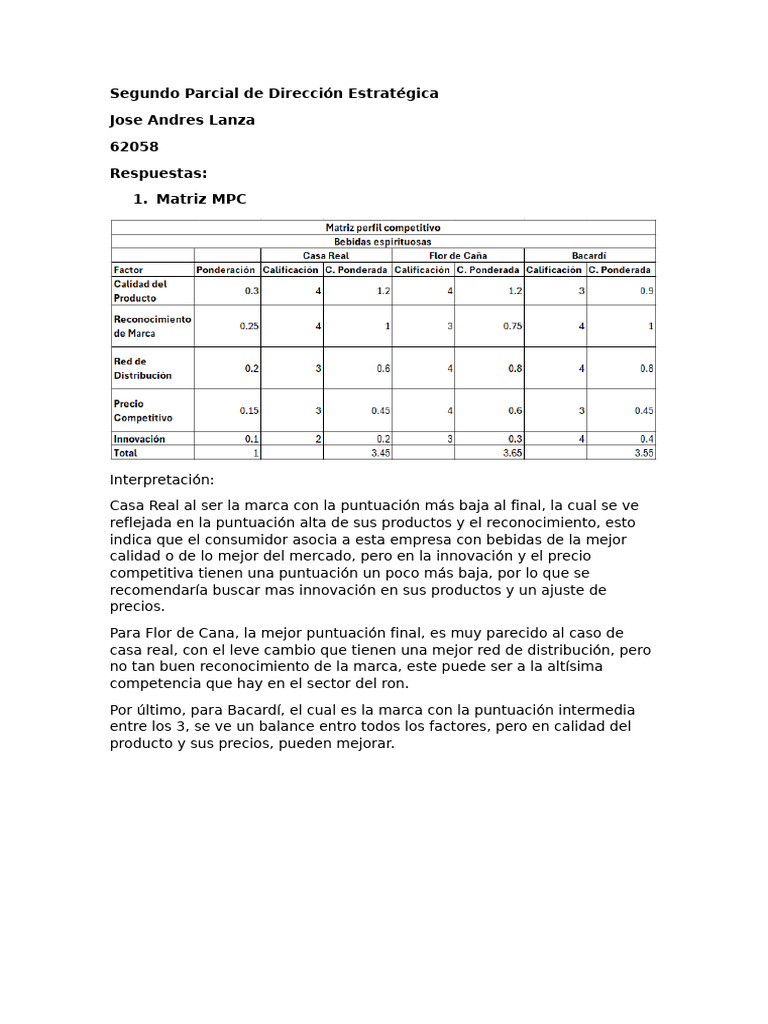 Segundo Parcial Jose Andres Lanza | PDF