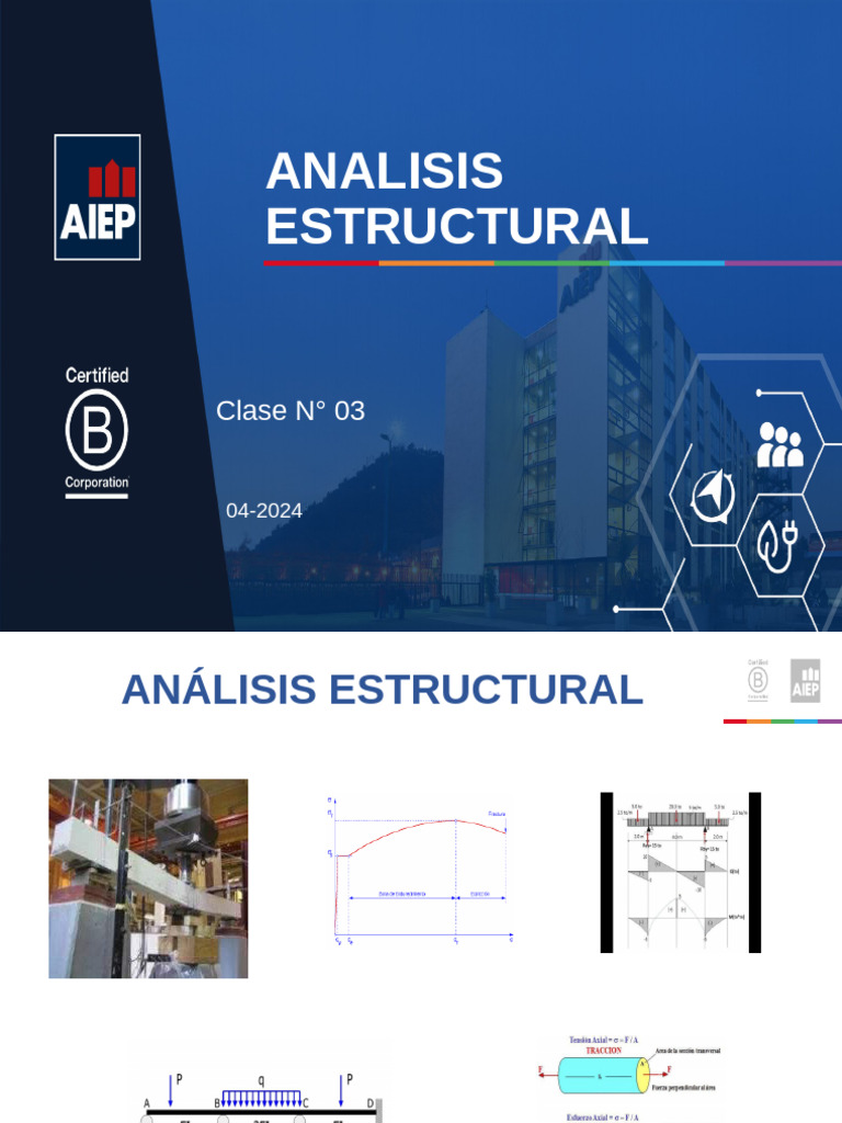 Analisis Estructural (Clase N°03) | PDF | Fuerza | Estrés (Mecánica)