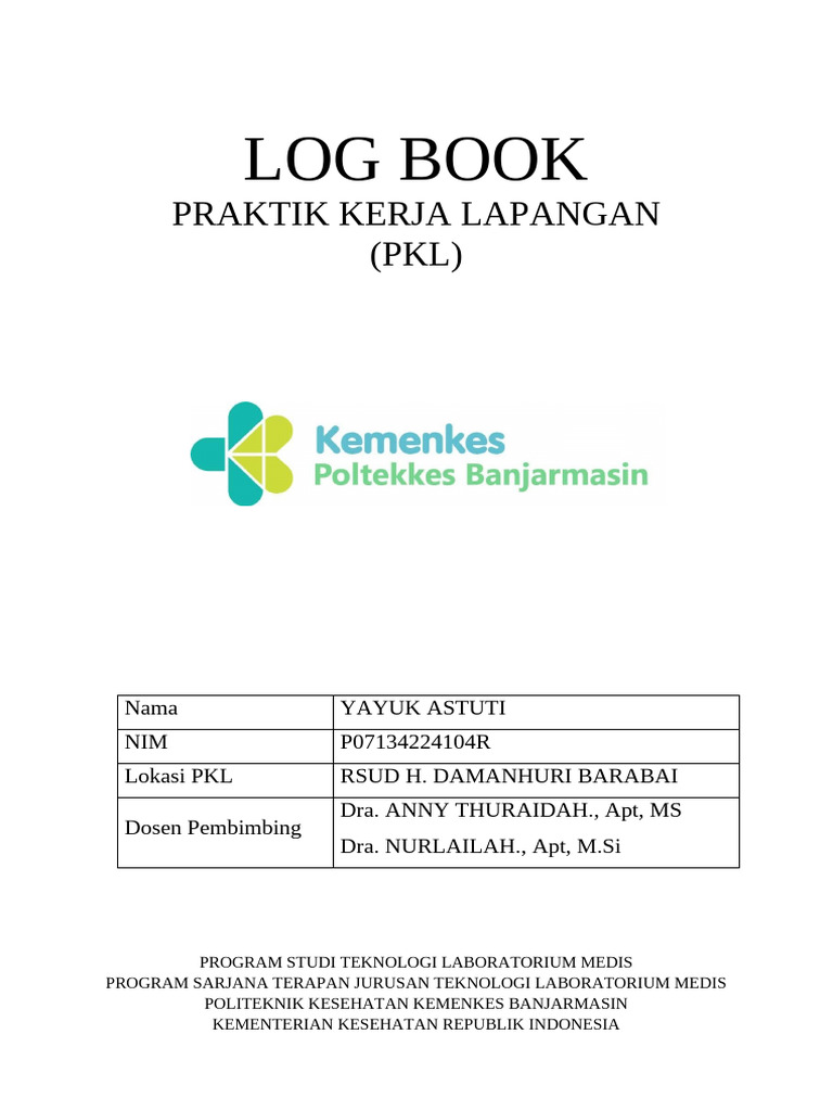 6.log Book PKL Mahasiswa RPL 2024 | PDF
