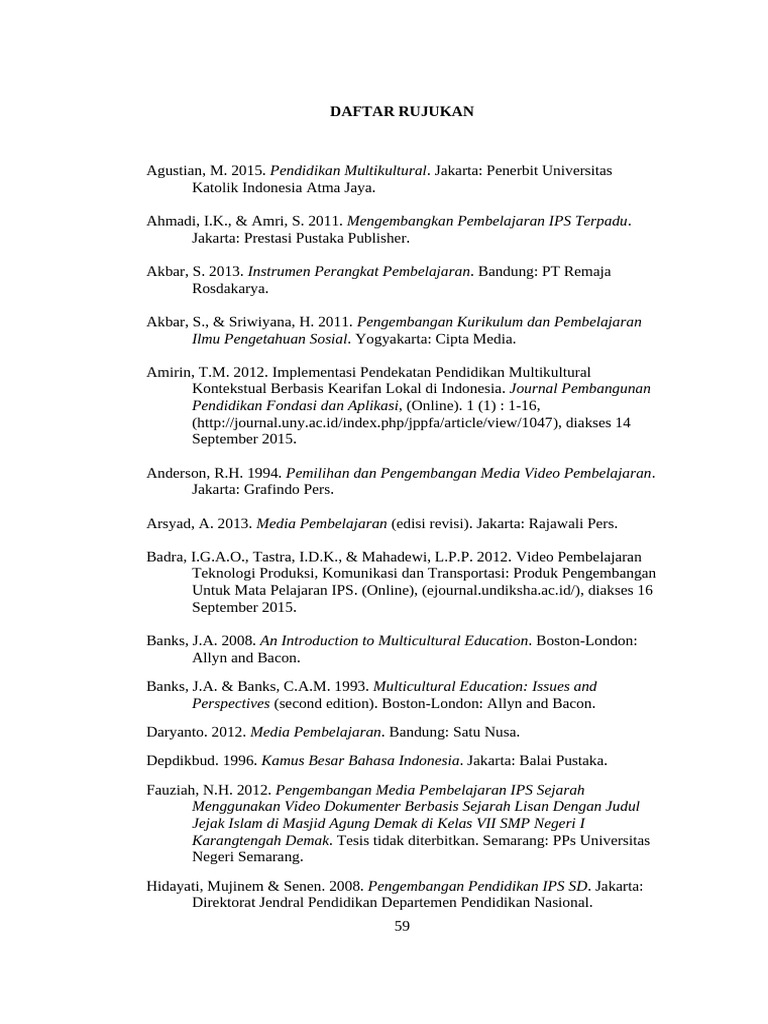 Daftar Rujukan | PDF